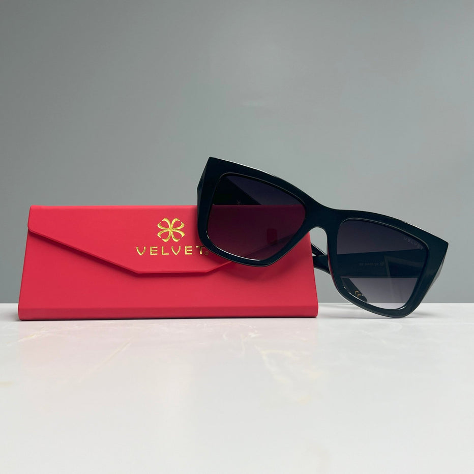 Velvet Eyewear® Marsha Oversized Square Sunglasses | Classic & Bold