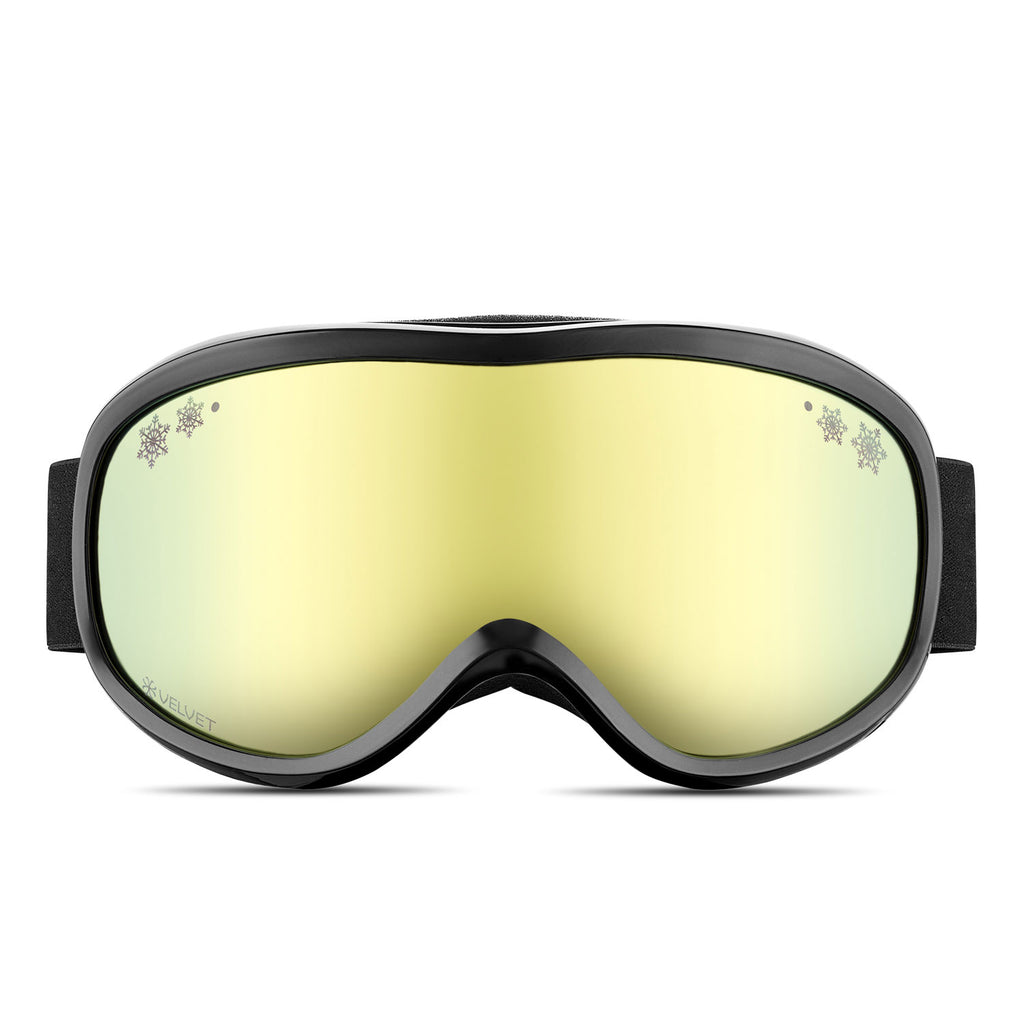 The Flurry Snow Goggle - Black | Velvet Eyewear